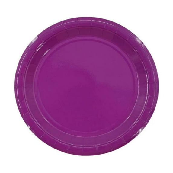 9 Inch Disposable Paper Plates, Sturdy Disposable Party Plates, Pack Of ...