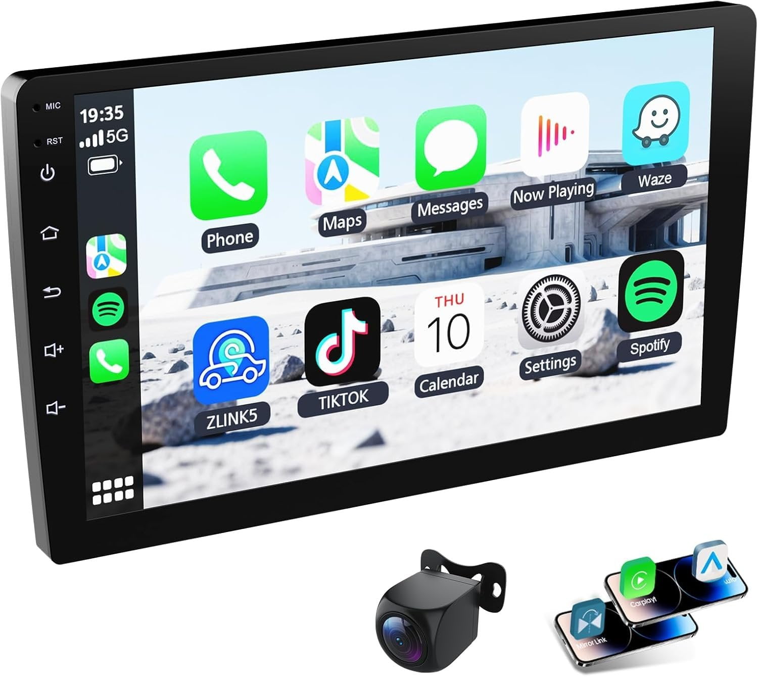 9 Inch Double Din Stereo with & , GPS Navigation, Backup Camera ...