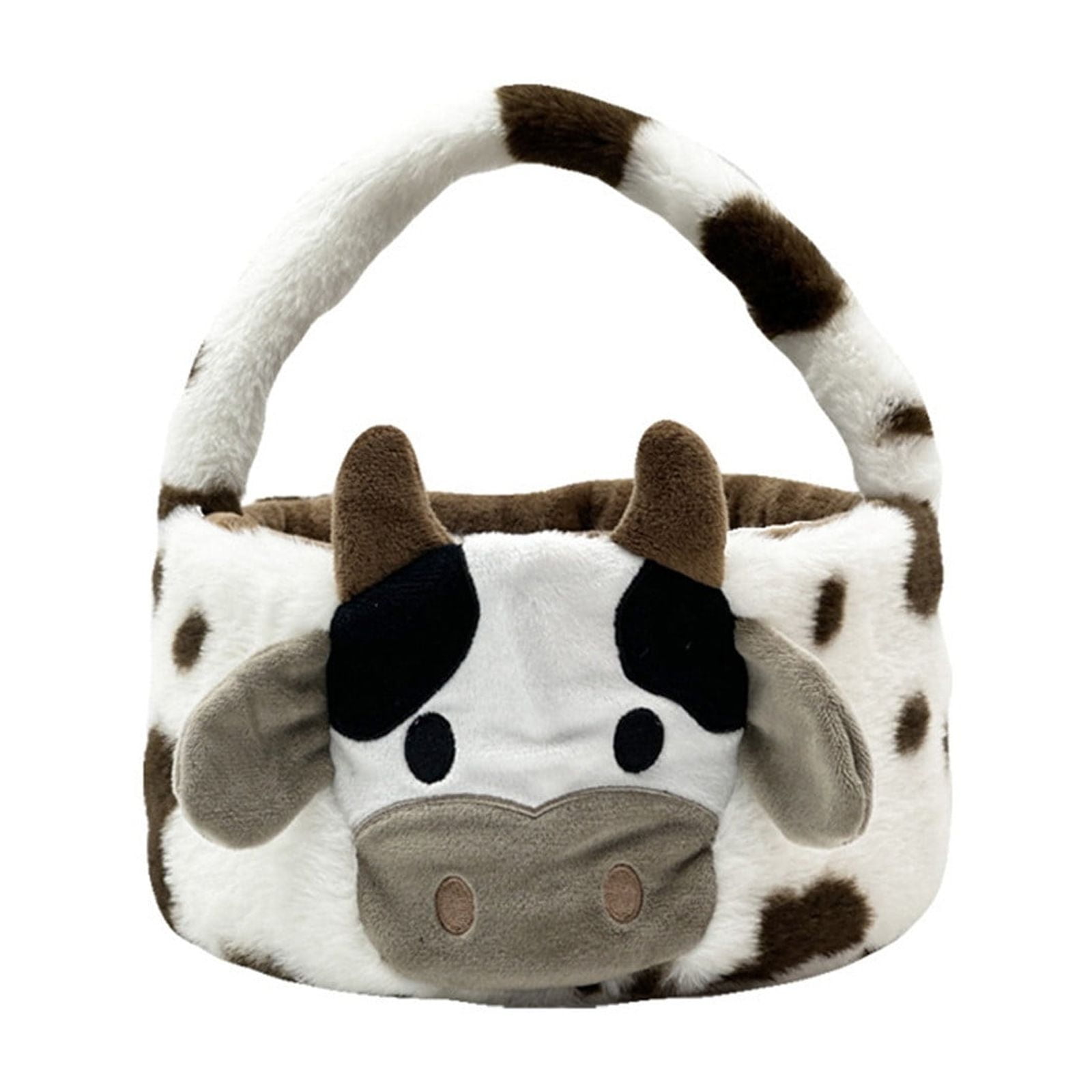 9 Inch Easter Peep Plush Toys, Cute Cow Plush Basket for Kids Soft and ...