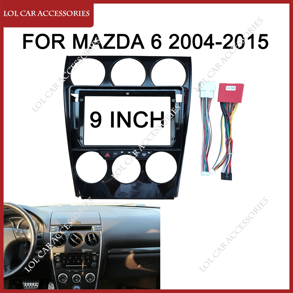 9 Inch Fascias For Mazda 6 2004-2015 Car Radio Android Stereo MP5 ...