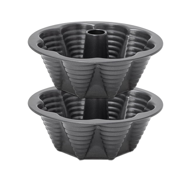 9 Inch Fluted Tube Cake Pans,Non-Stick Cake Pan Heavy Duty Carbon Steel ...