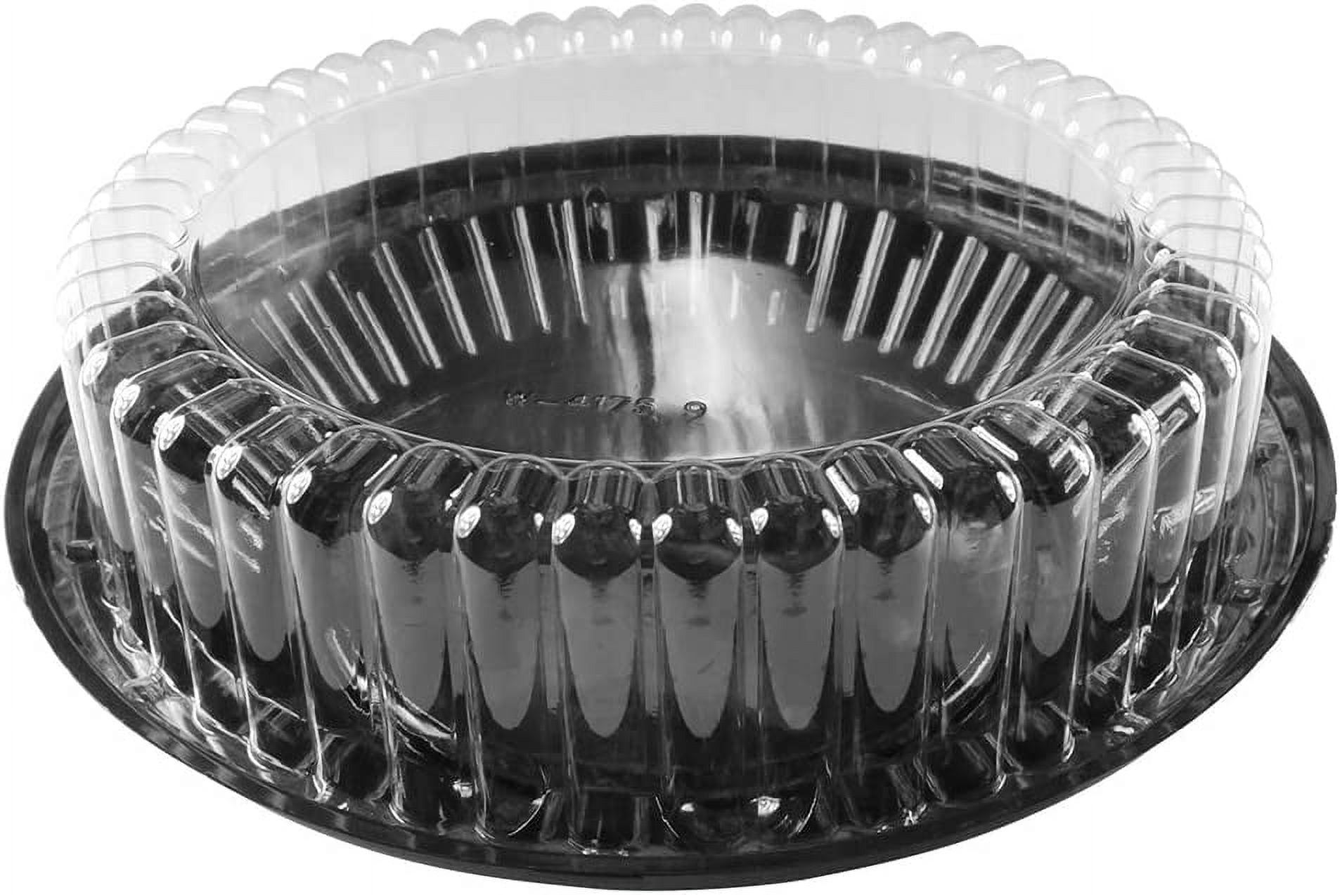 9 Inch High Dome Plastic Disposable/Reusable Pie Carrier #WJ43 (80 ...