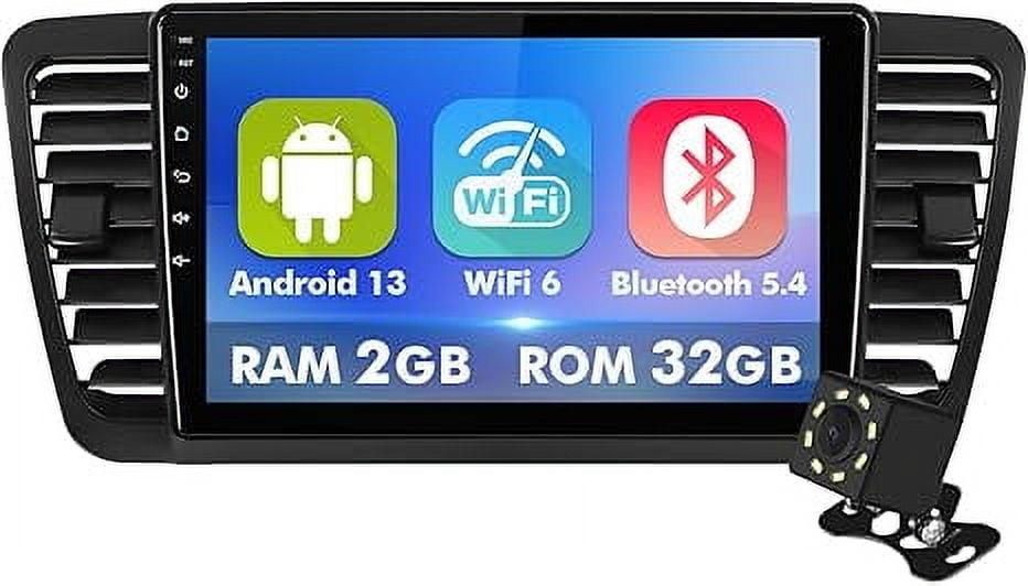 9 Inch IPS Touchscreen Android 12 Car Stereo for Subaru Legacy Outback ...