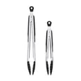 9-Inch Locking Tongs Kitchen Utensils Heat Resistant Nylon Heads Easy ...
