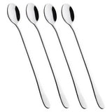 PULMCheerger 9-Inch Long Handle Iced Tea Spoon Set of 4 - Walmart.com