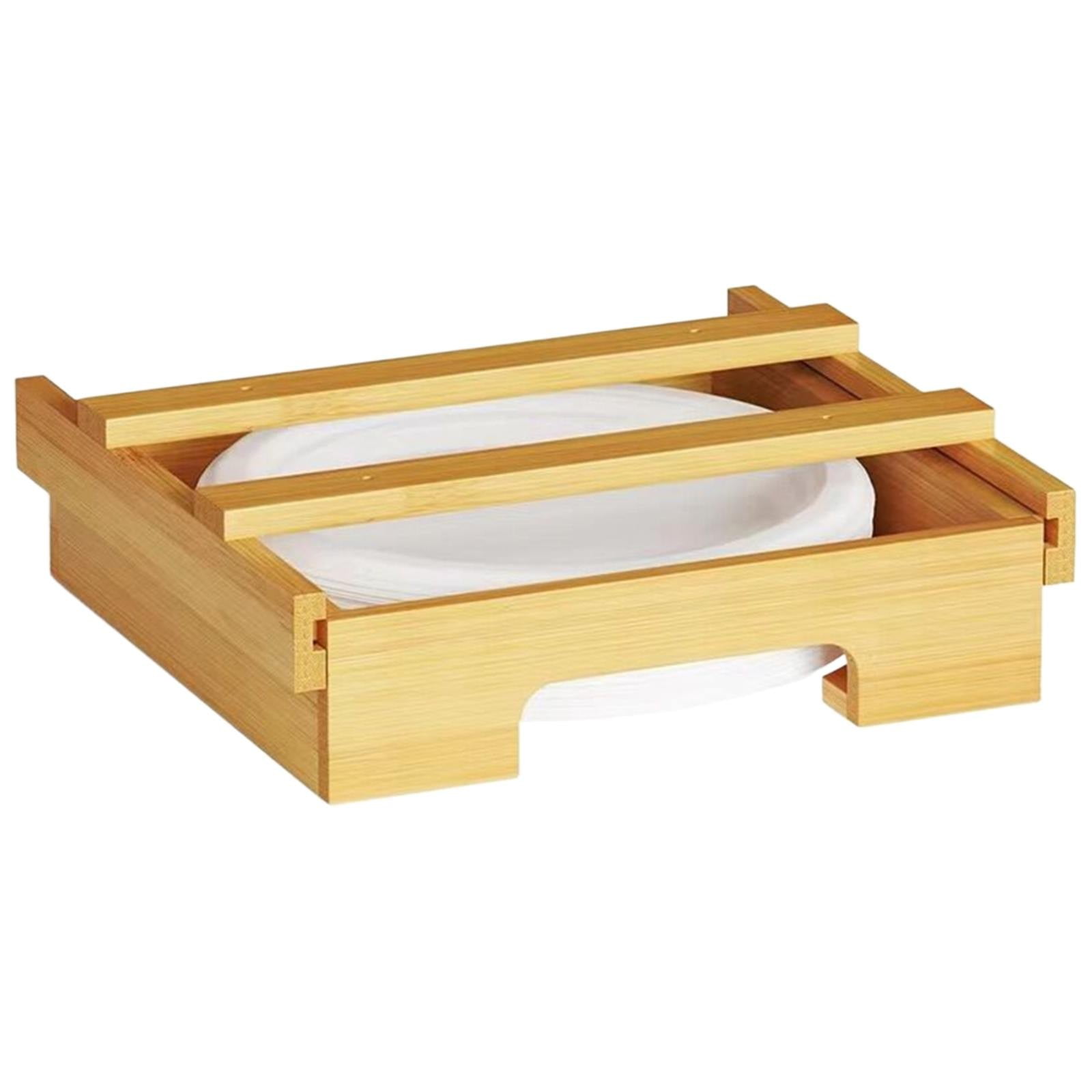 9 Inch Paper Plate Dispenser Under Cabinet Plates Holder Kitchen ...