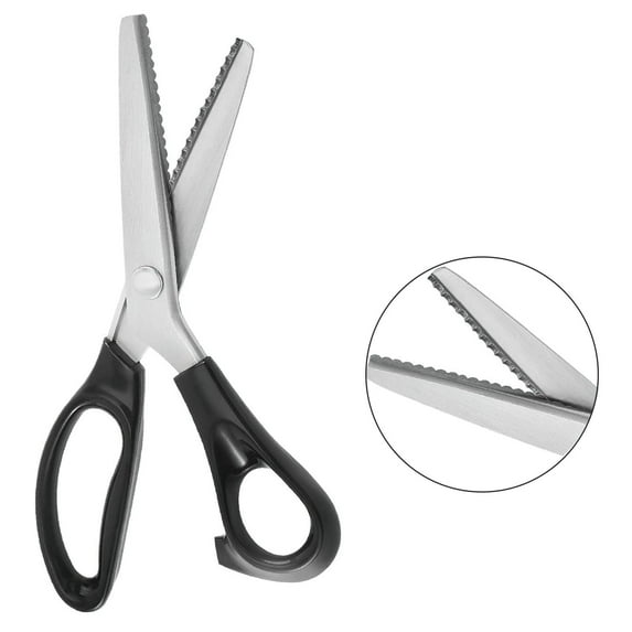 Sky Pro 9 Inch Pinking Shears for Fabric Scalloped Zig Zag Scissors ...
