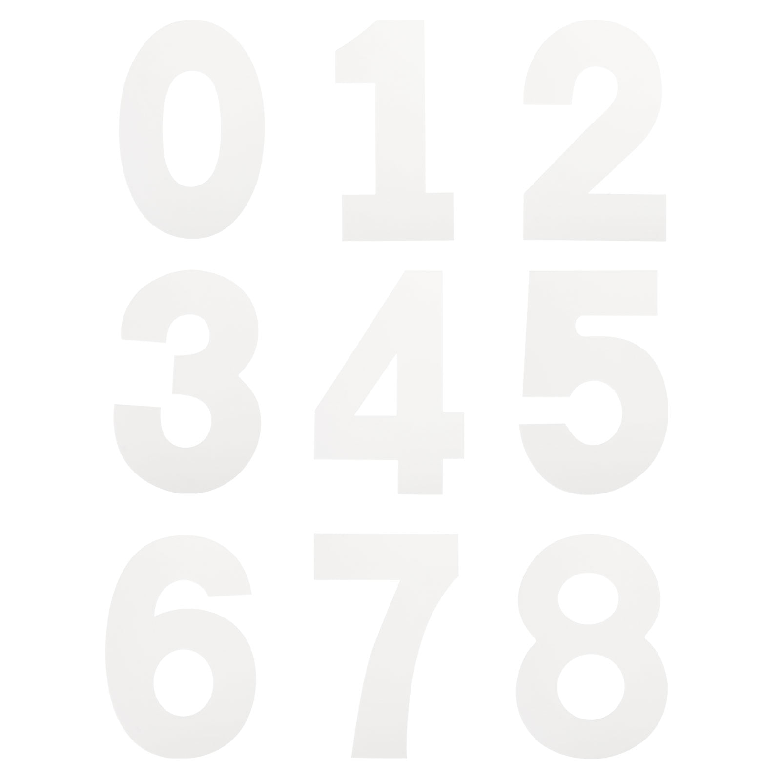 9 Inch Plastic Number Stencils Set for Cake Stencil Address Number ...