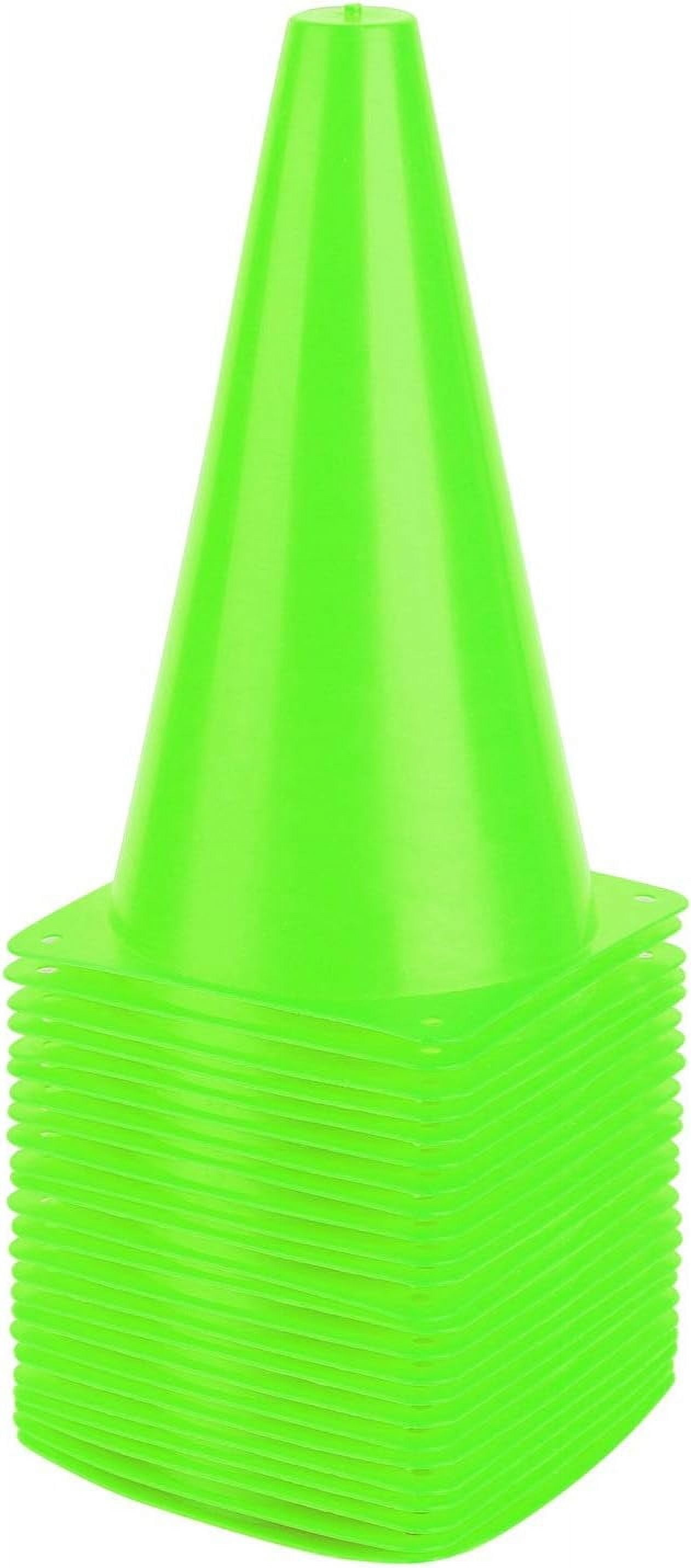 9 Inch Plastic Training Traffic Cones, Sport Cones, Agility Field ...