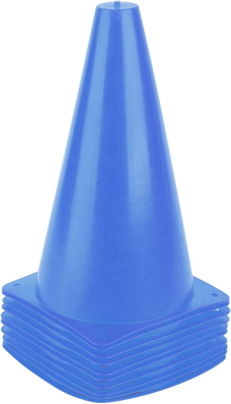 9 Inch Plastic Training Traffic Cones, Sport Cones, Agility Field ...
