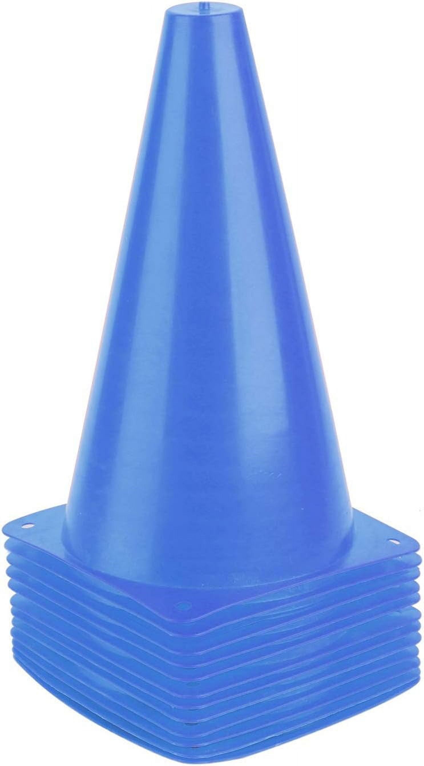 9 Inch Plastic Training Traffic Cones, Sport Cones, Agility Field ...