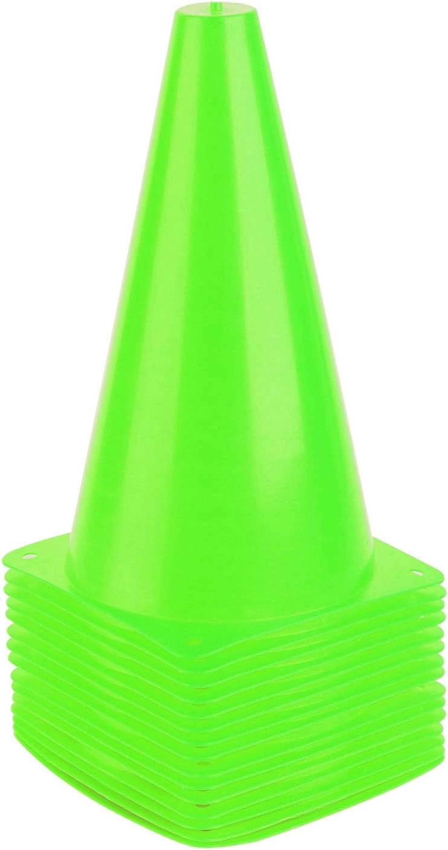 9 Inch Plastic Training Traffic Cones, Sport Cones, Agility Field ...
