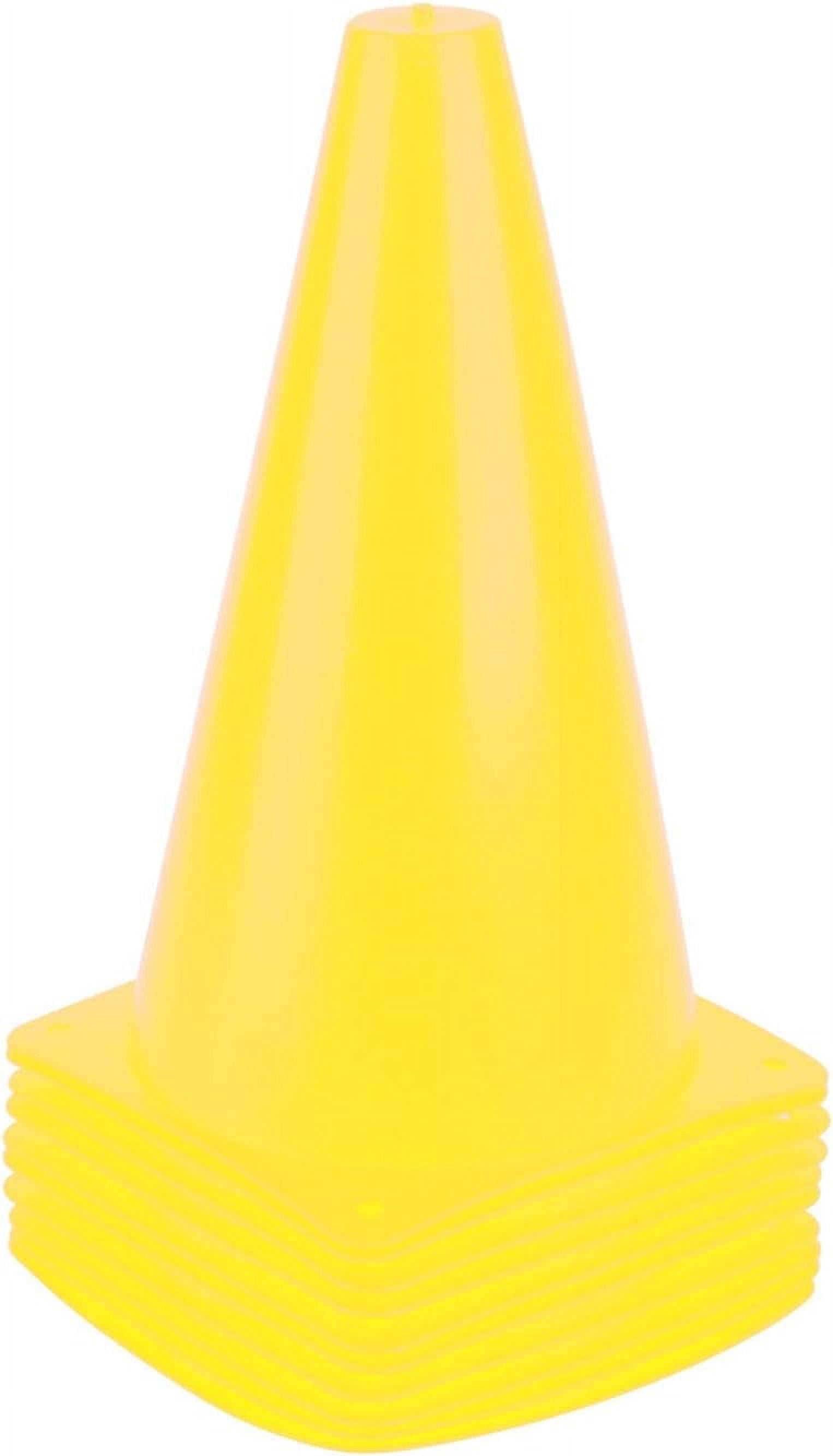 9 Inch Plastic Training Traffic Cones, Sport Cones, Agility Field ...