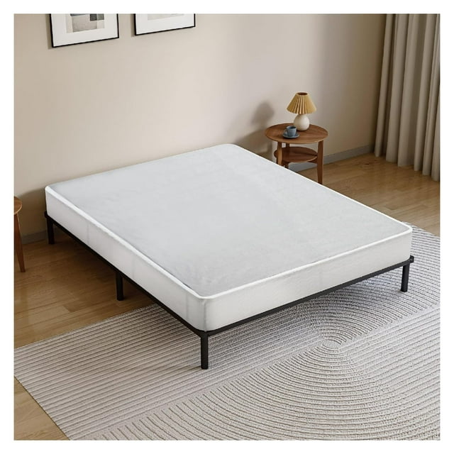9 Inch Queen Size Box Spring with Fabric Cover, Sturdy Mattress ...