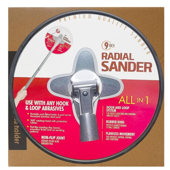 9 Inch Radial Hand Drywall Sander - Premium Wall Cleaning and Polishing ...