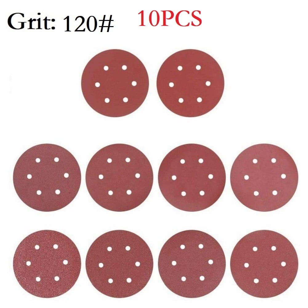 9 Inch Sandpaper 225mm with 6 Holes for Electric Wall Polisher - 40 ...