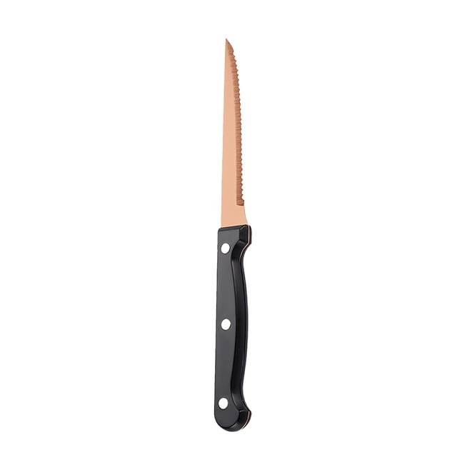 9 Inch Serrated Steak Knife Pointed Tip Stainless Steel Steak Knife ...