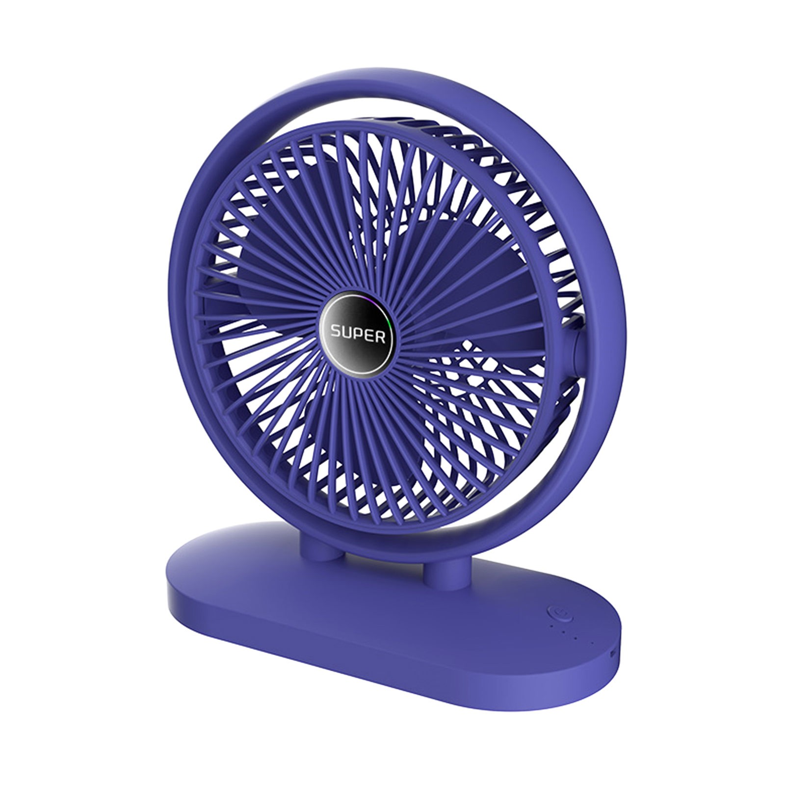 9-Inch Silent Three-Speed Multi-Directional Mini Fan with Strong Wind ...