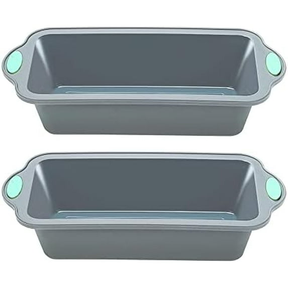 9 Inch Silicone Bread and Loaf Pan, 2 Pack Food Grade Nonstick Silicone ...
