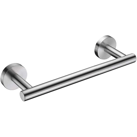 9 Inch Silver Bath Hand Towel Bar SUS 304 Stainless Steel Towel Rod ...