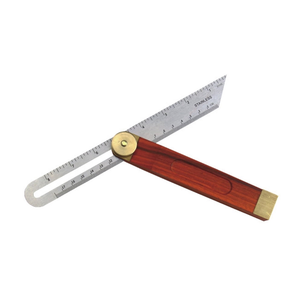 Tineasur Adjustable Sliding Bevel Carpenter Ruler Hardwood Handle Angle ...