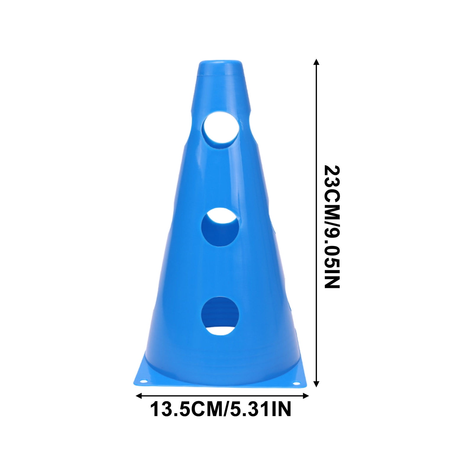 9 Inch Soccer Cones for Training 23cm Agility Disc Cones with Hole ...