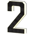 9 Inch Solar House Numbers for Outside Light up Address Numbers No ...