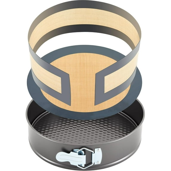 9 Inch Springform Pan with Silicone Baking Mat Set Non-stick Cheesecake ...