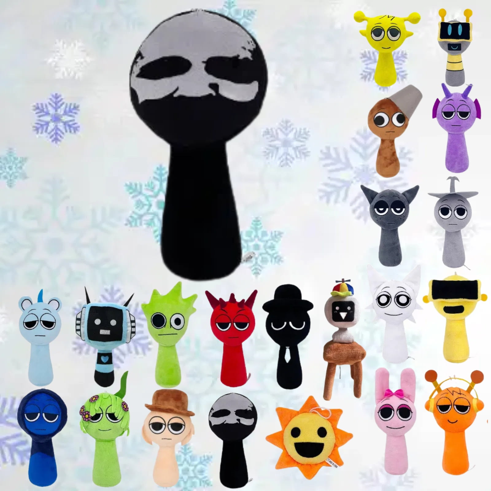 9 Inch Sprunki Collectible Plush Toys: Adorable Game-Based Stuffed ...