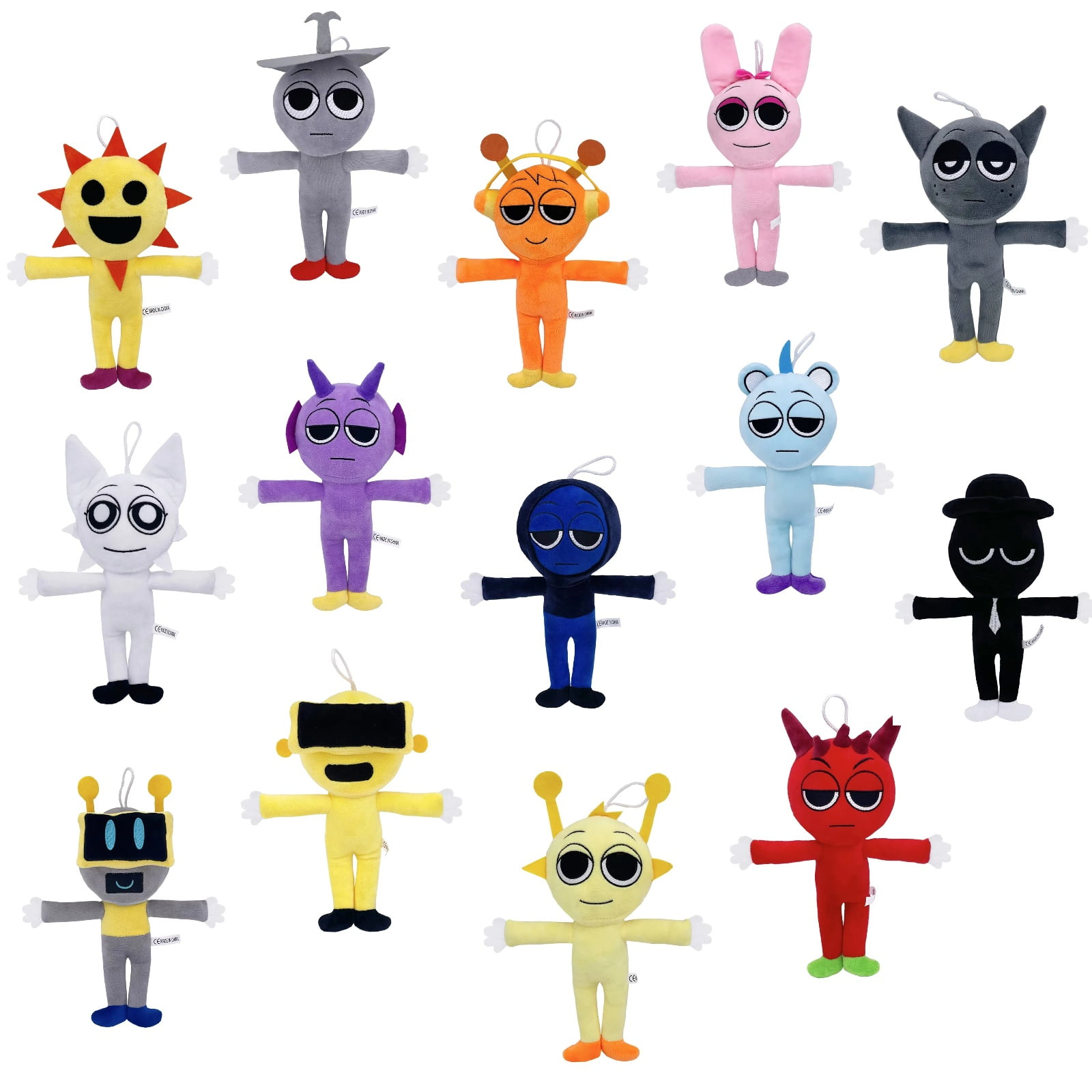 9 Inch Sprunki Collectible Plush Toys: Adorable Game-Based Stuffed ...