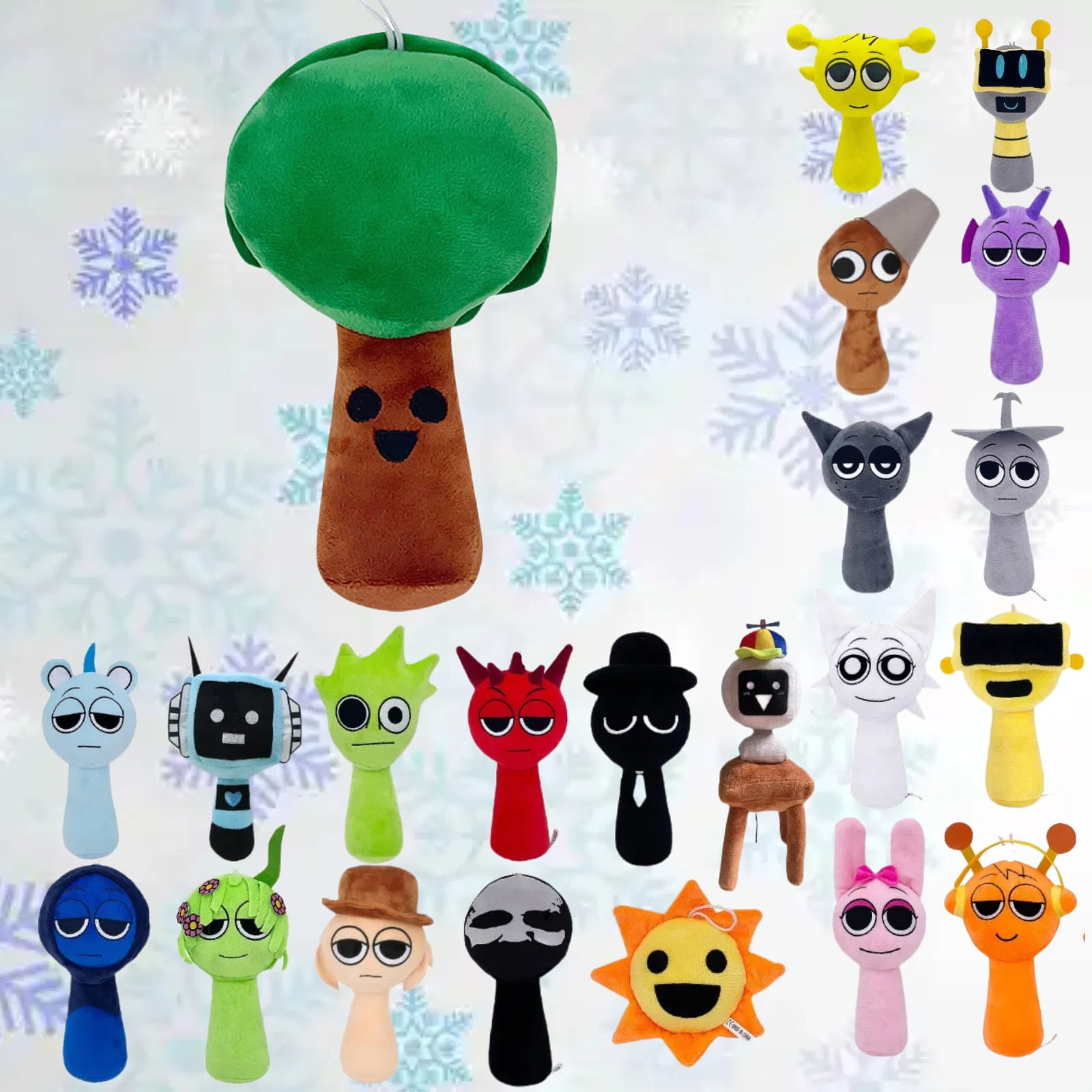 9 Inch Sprunki Game Plushies: Cuddly Soft Toys Based on Popular Game ...