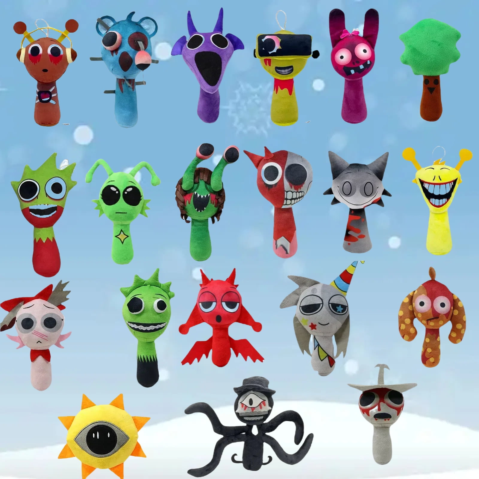 9 Inch Sprunki Game Plushies: Soft and Cuddly Toys Based on Favorite ...