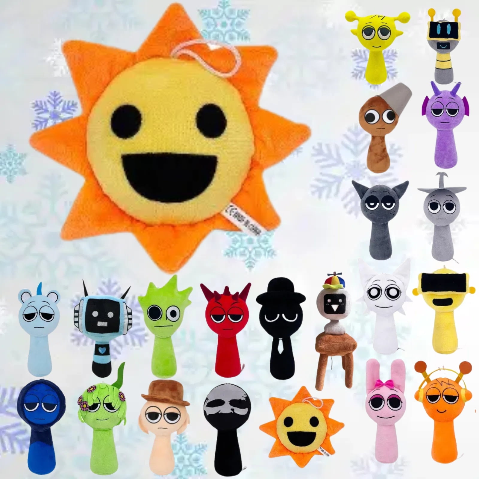 9 Inch Sprunki Merchandise: A Range of Collectible Plush Toys That ...