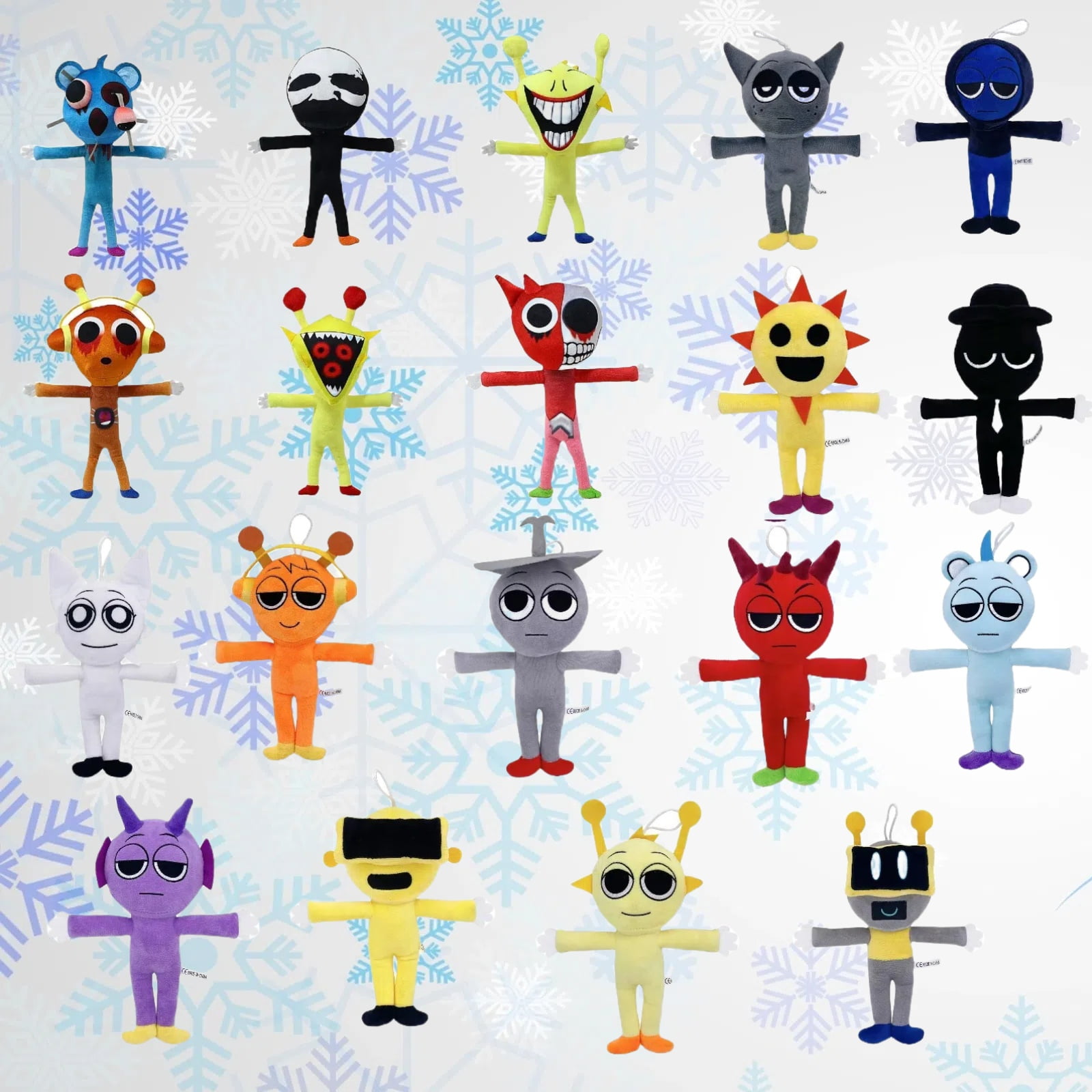9 Inch Sprunki Plush - Cartoon Games Plushies Toy for Fans,New Monster ...