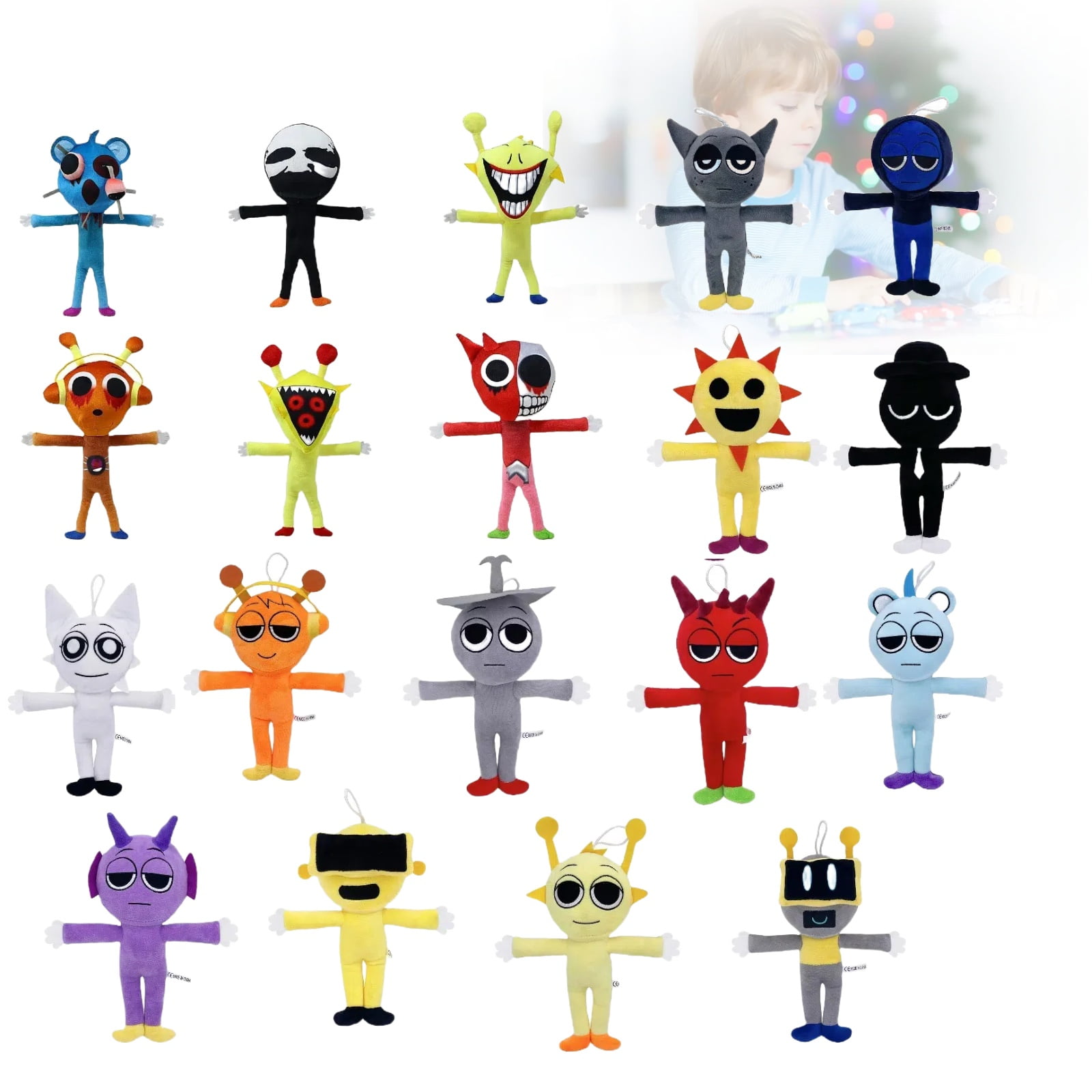 9 Inch Sprunki Plush Collection: Huggable Game Stuffed Figures for Boys ...