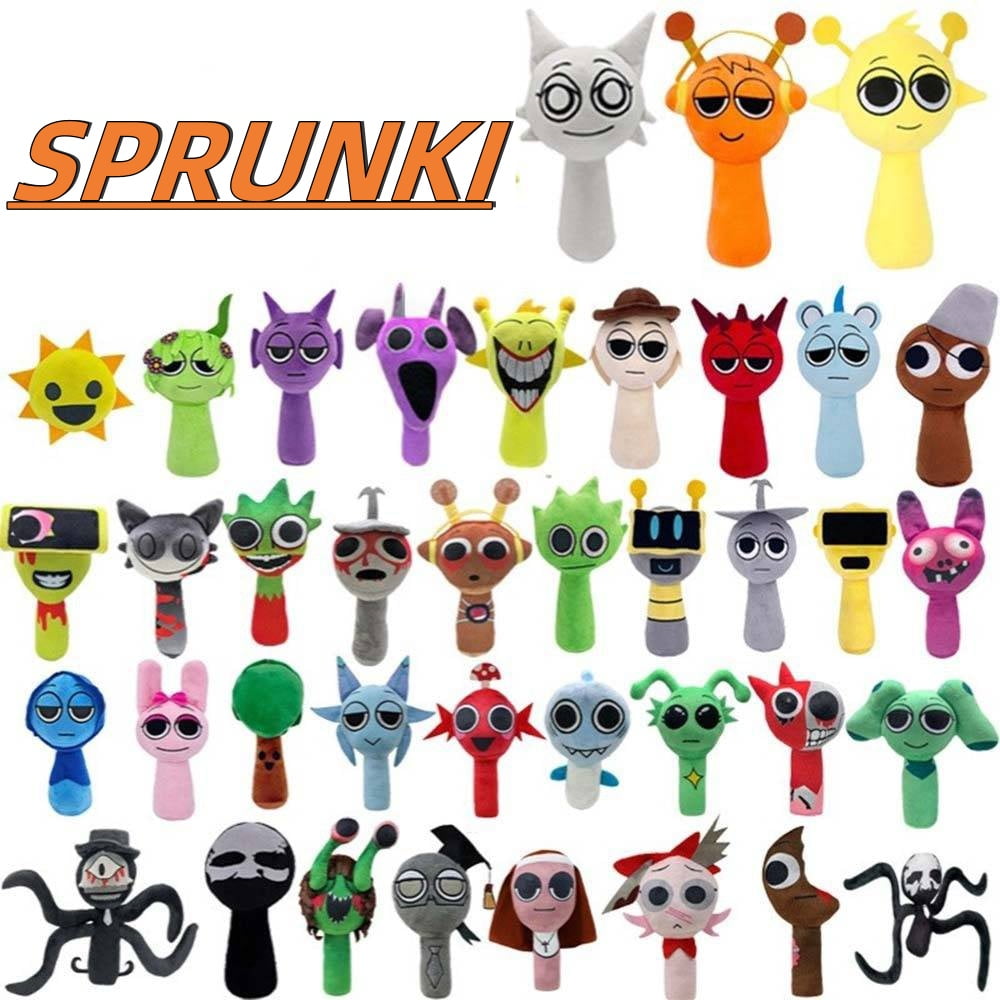 9 Inch Sprunki Plush Collection: Soft, Huggable Game Stuffed Figures ...