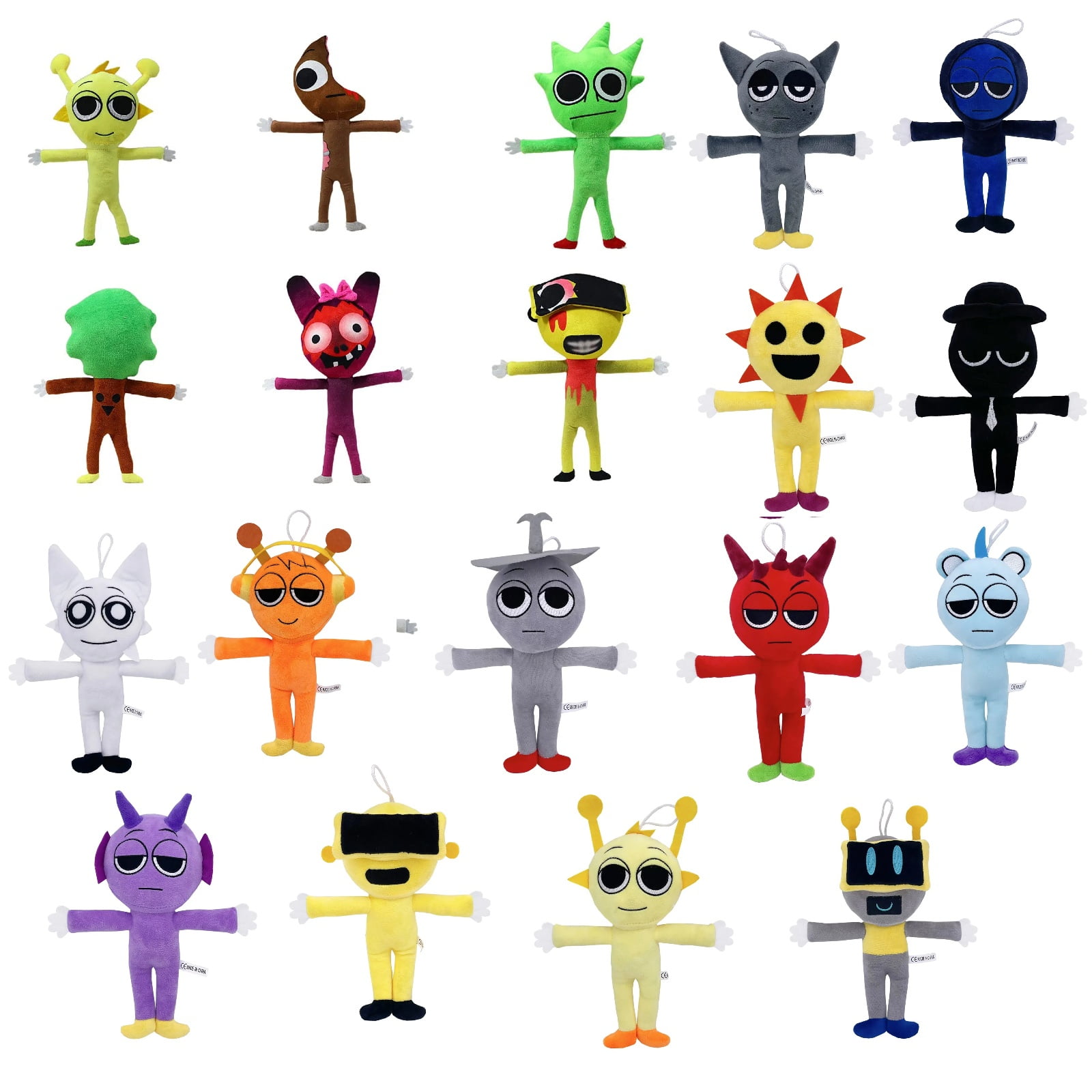 9 Inch Sprunki Plush Collection: Soft, Realistic Stuffed Dolls from ...