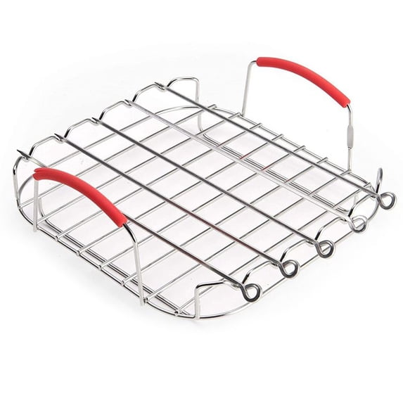 9 Inch Stainless Steel AirFryer Grill Rack Versatile Square Roasting ...