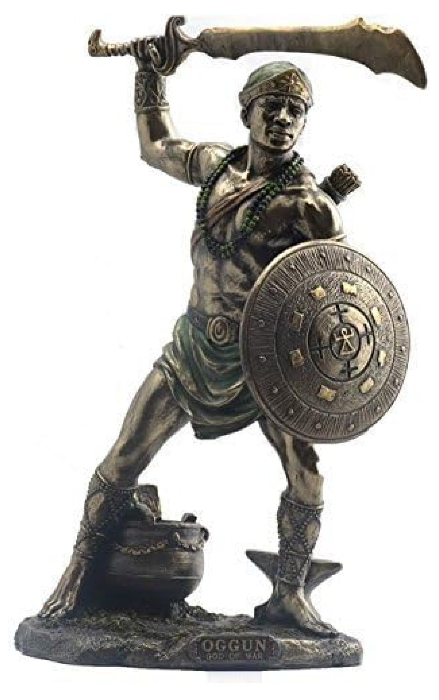 9 Inch Statue Orisha Ogun Yoruba Santeria Estatua Lucumi African God ...