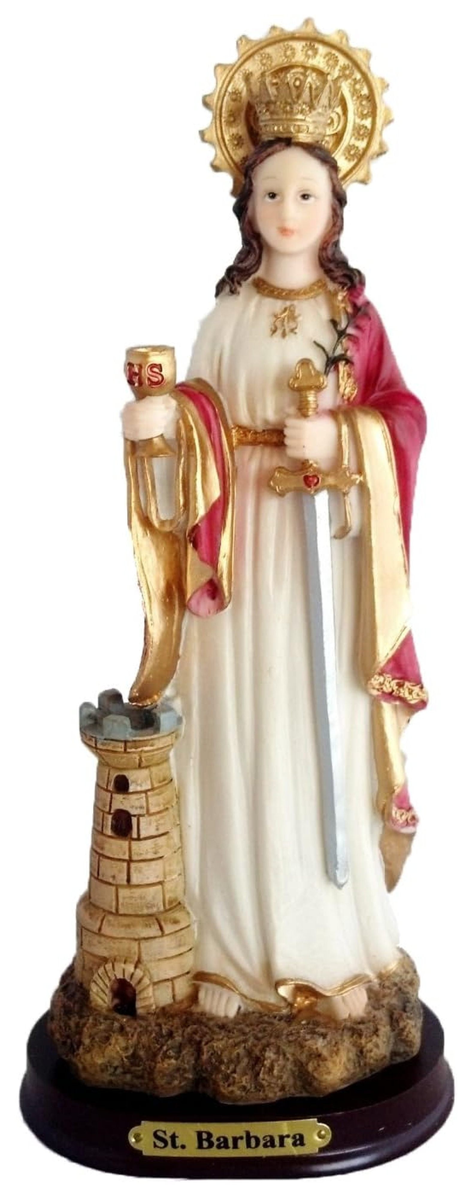 9 Inch Statue of Santa Barbara St Estatua Chango Shango Saint Santo ...