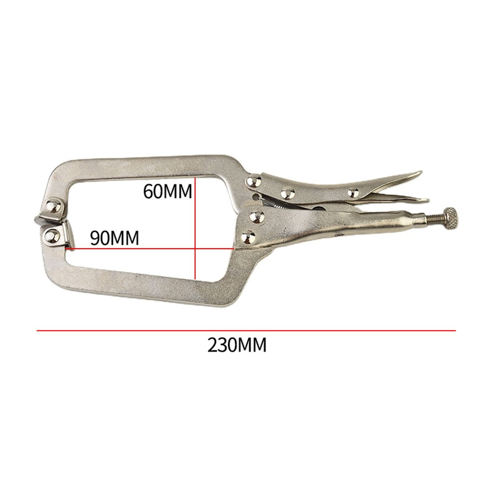 9 Inch Steel C Clamp Vise Grip Locking Welding Pliers Wood Tenon ...