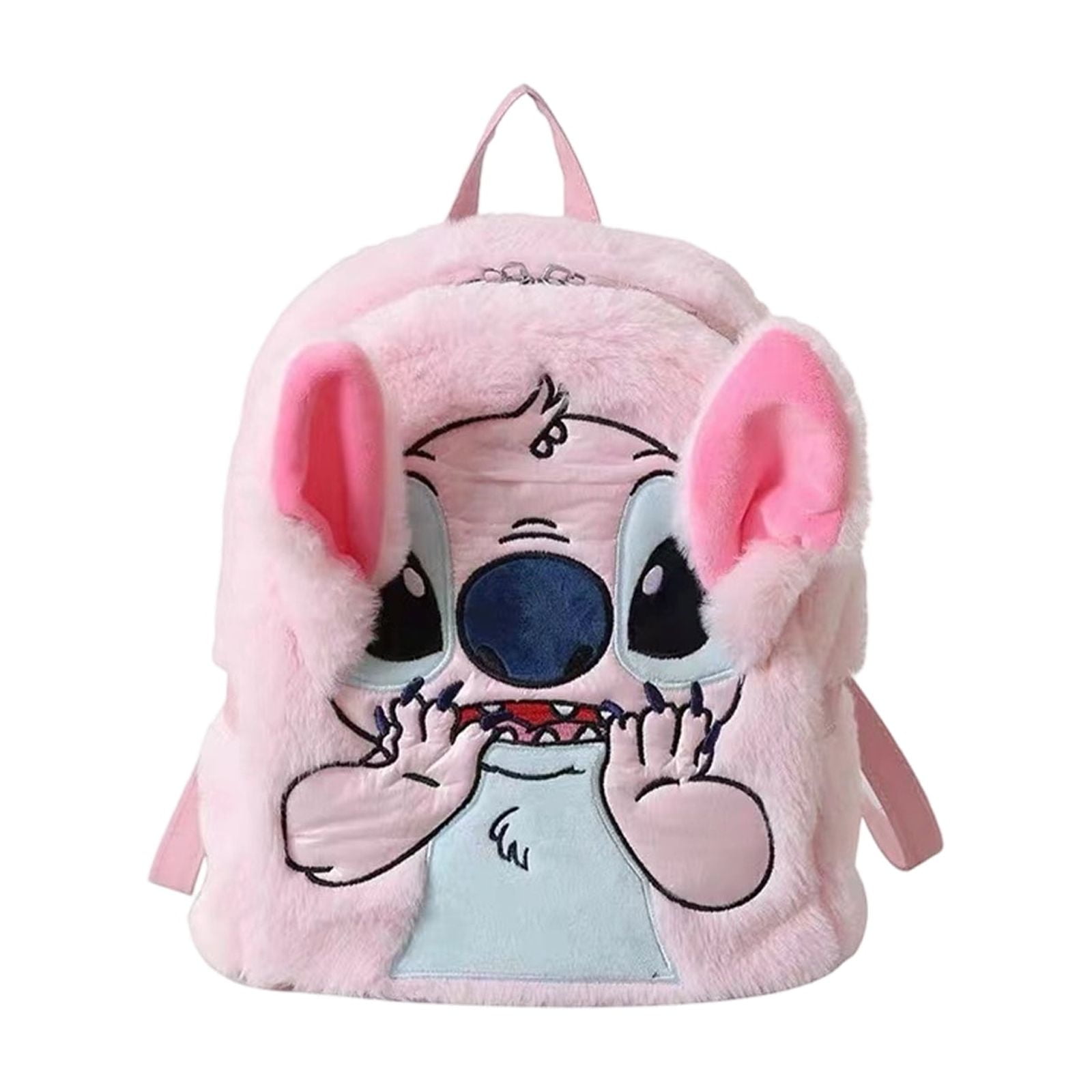 9 Inch Stitch Decorations Set Cute Mini Fluffy Backpack Cartoon Mini ...