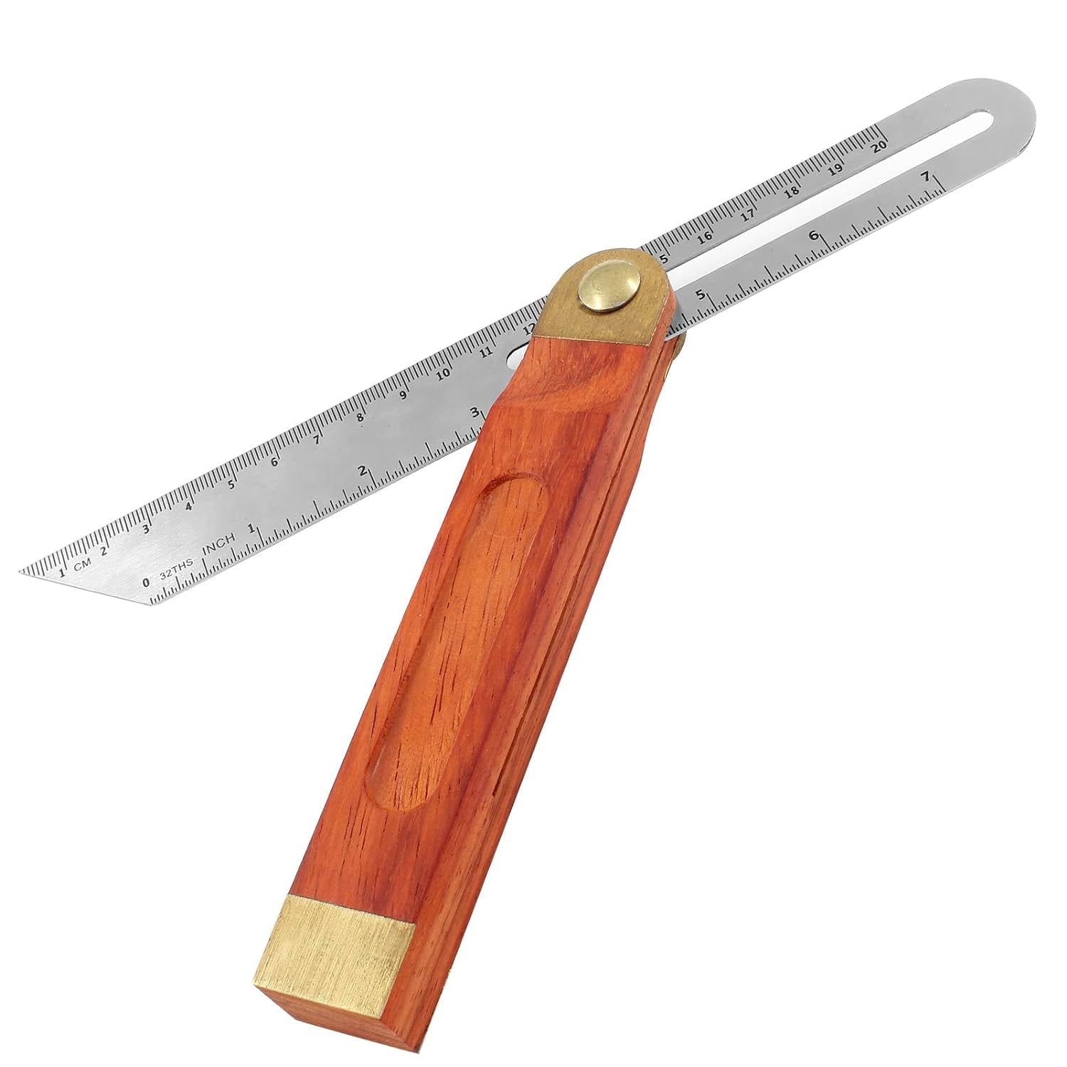 9 Inch T-Bevel Angle Finder Sliding Gauge, Adjustable Ruler Protractor ...