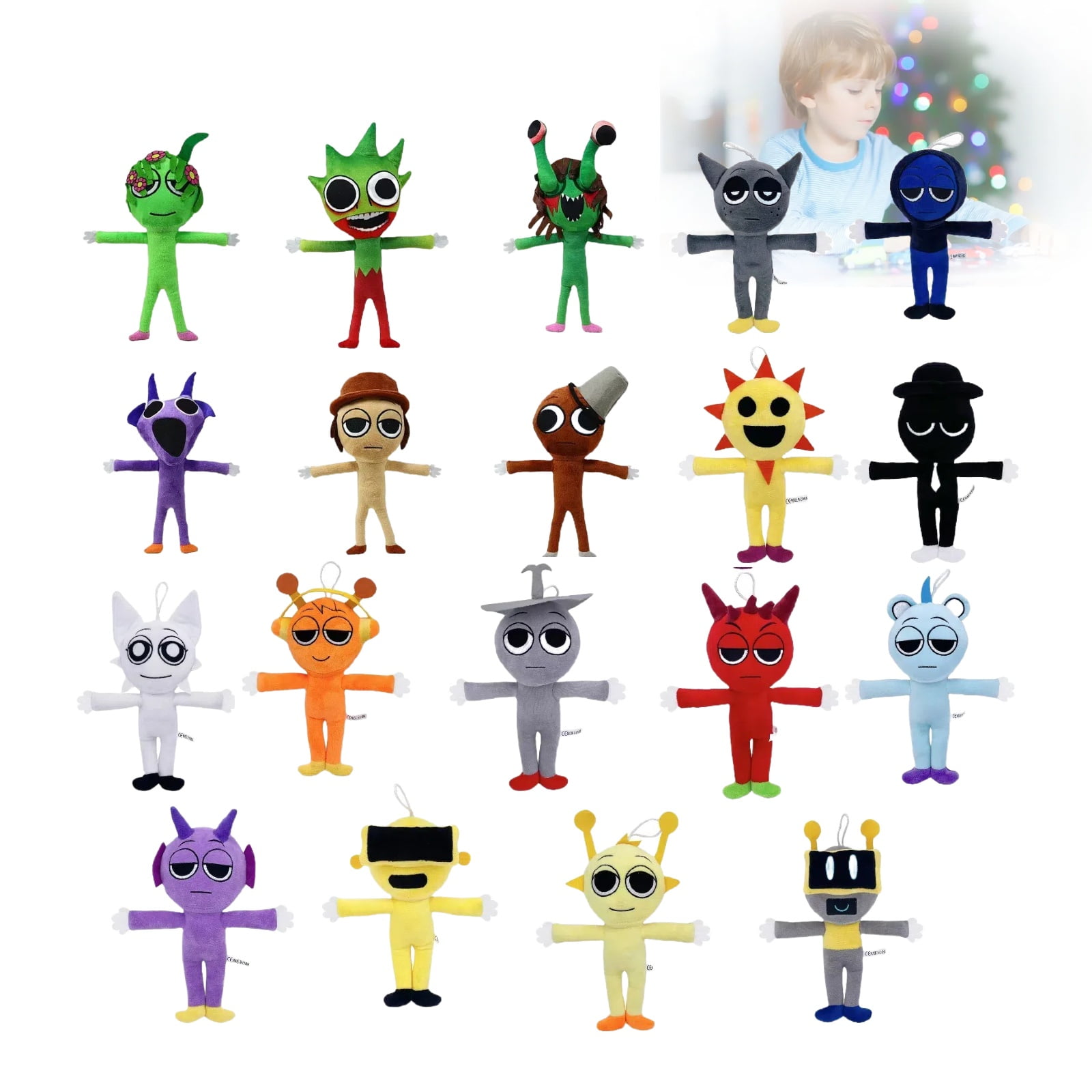 9 Inch The Sprunki Plush Experience: Adorable Game Dolls for Kids, Fans ...