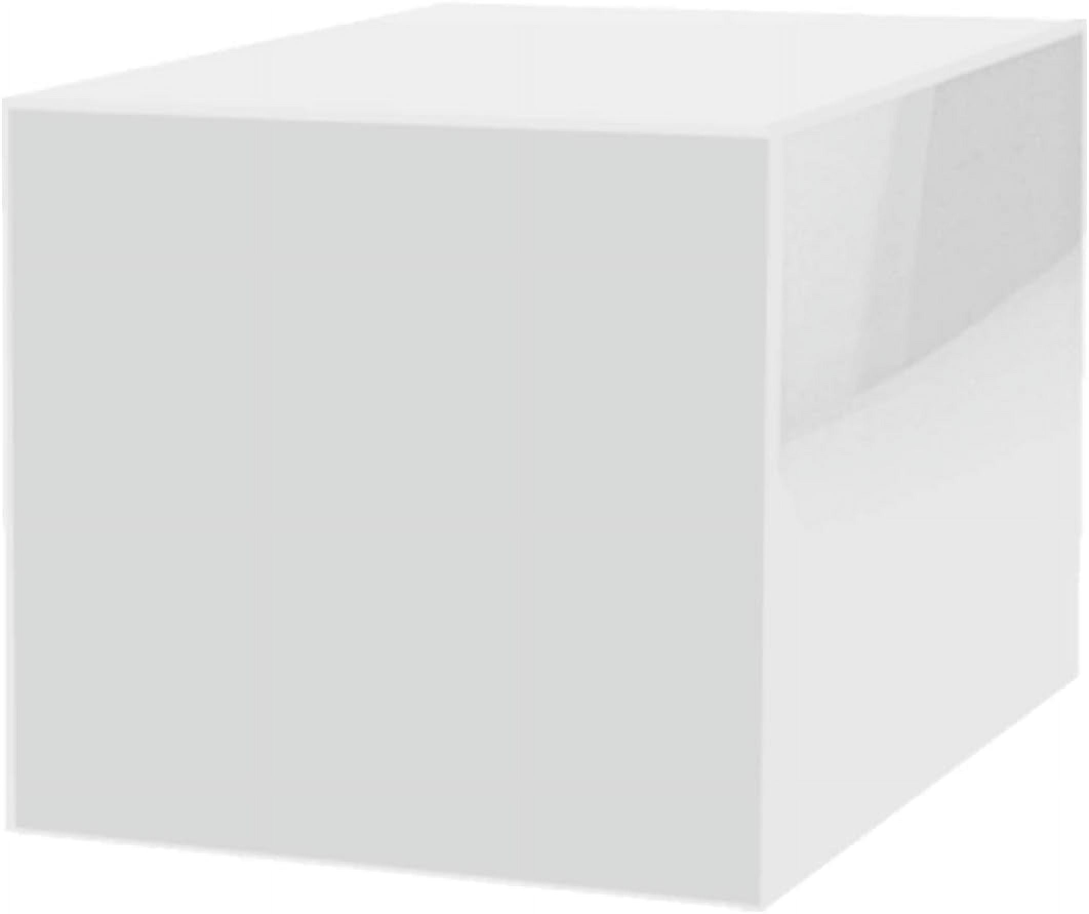 9 Inch White Display Box Square Product Riser One Open Side No Lid ...