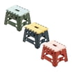 Portable Plastic Folding Step Stool for Home & Outdoor, Easy Storage ...