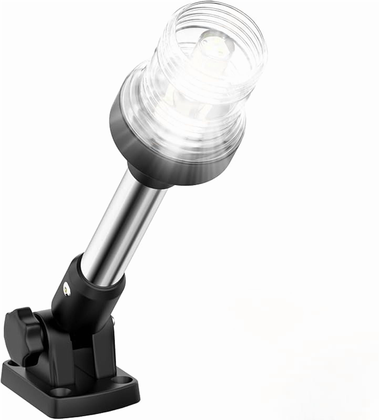 9 Inches Anchor Light Stern Lights for Boats LED Waterproof IP67, White ...