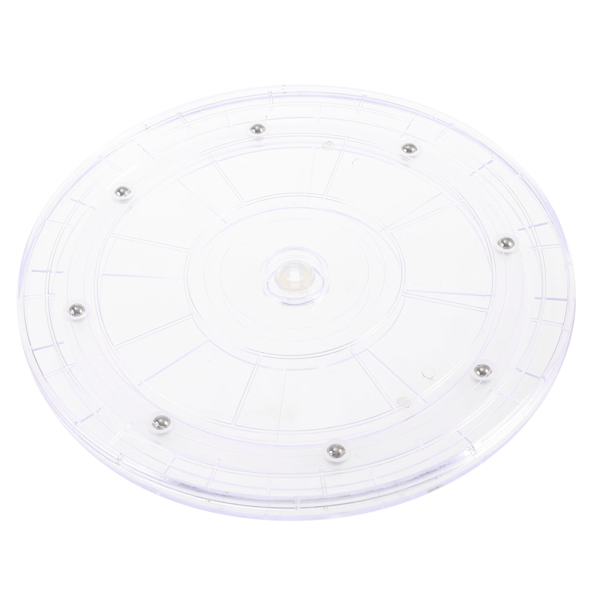 White Plastic Turntable Organizer for Kitchen Pantry Storage with 9 ...