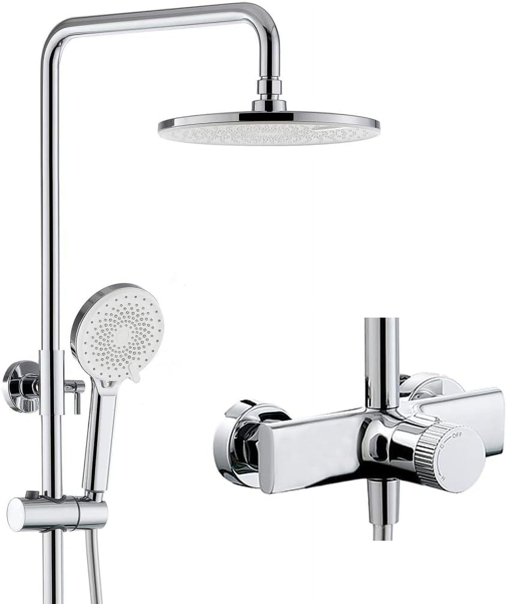 9 Inches Shower System, Shower Faucet Set Wall Mounted Rain Shower ...