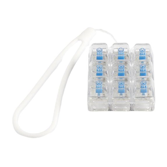 9 Key Led Light Mechanical Keyboard Switches Tester Stress Relief ...